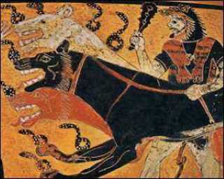 Cerbère Mythologie Grecque WSFDC Poster Giclée De La Mythologie